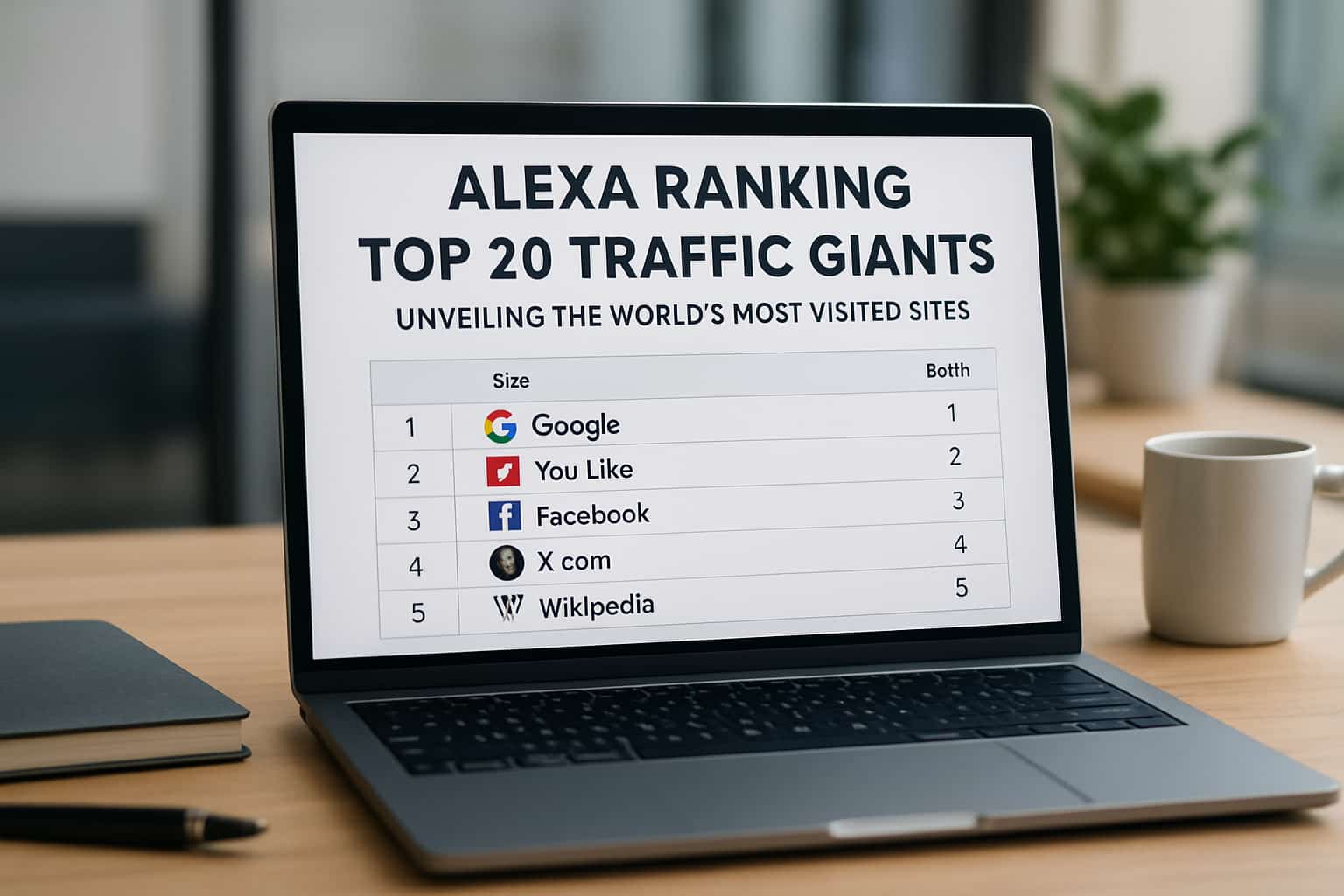 Alexa Ranking Top 20 Traffic Giants Unveiling The Worlds Most Visited